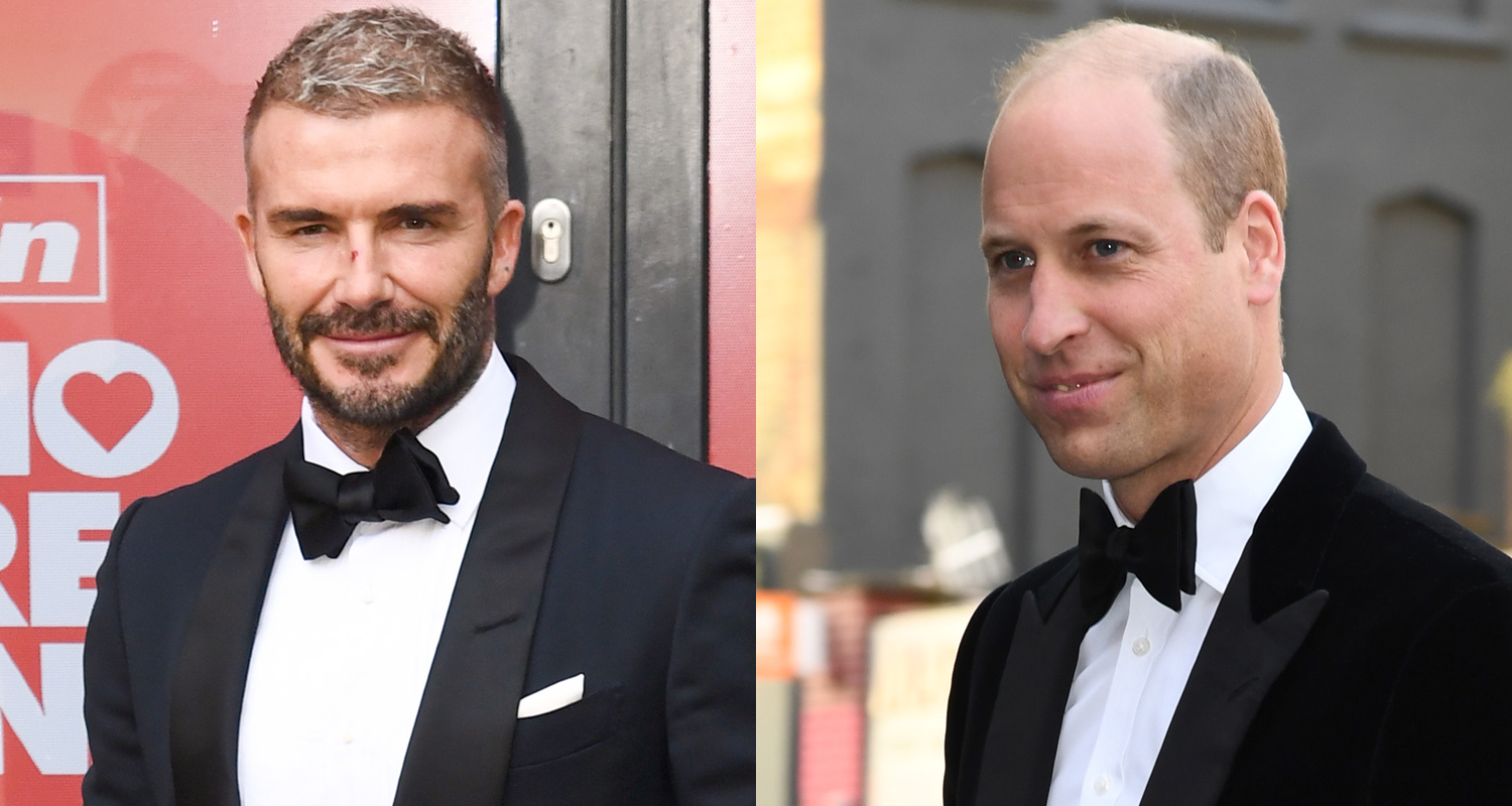 Prince William & David Beckham Both Look So Handsome Attending The Sun ...