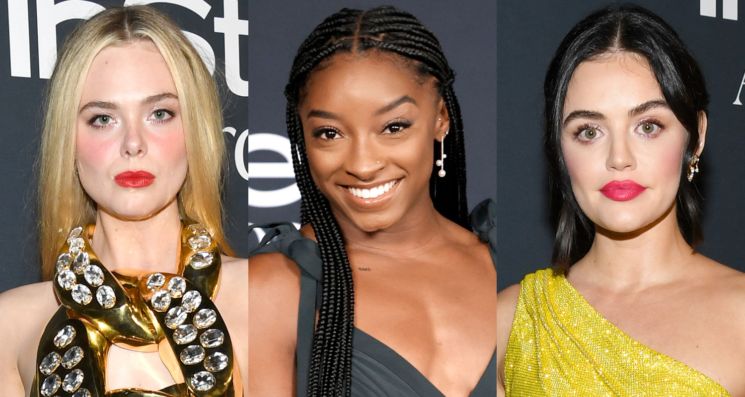 Elle Fanning Joins Simone Biles & Lucy Hale at InStyle Awards 2021 ...