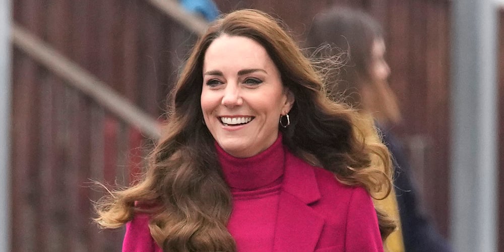 Kate Middleton Makes a Special Visit to Nower Hill High School for a ...