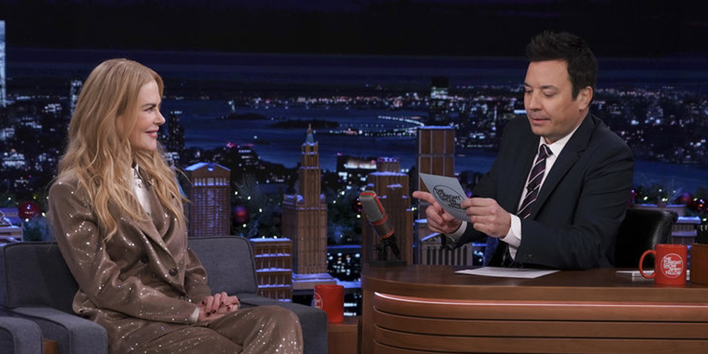 Nicole Kidman Rips Up Jimmy Fallon’s Interview Questions – Watch! | Jimmy Fallon, Nicole Kidman ...