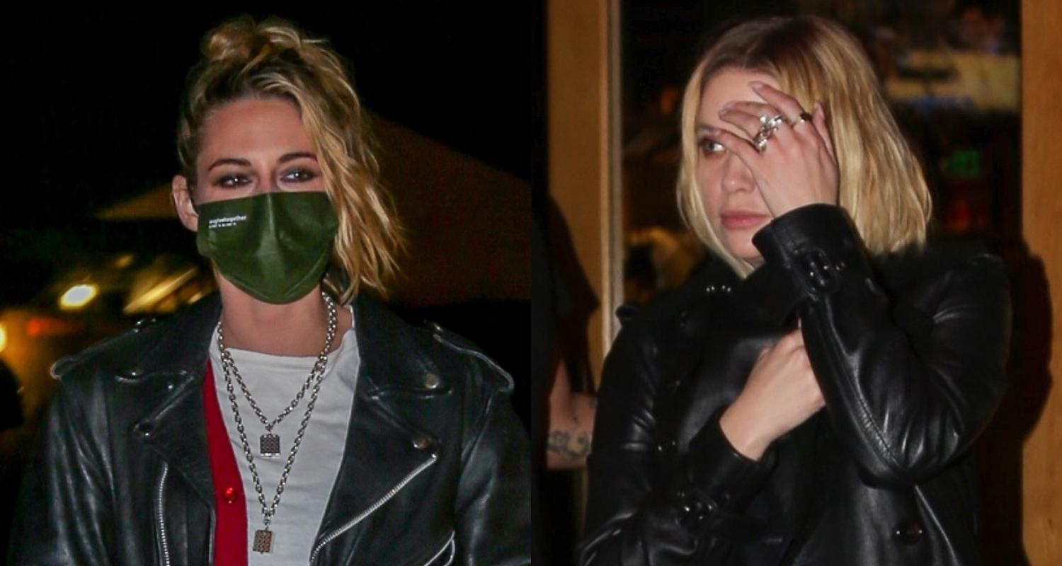 Kristen Stewart & Ashley Benson Meet Up with Friends for Dinner in ...