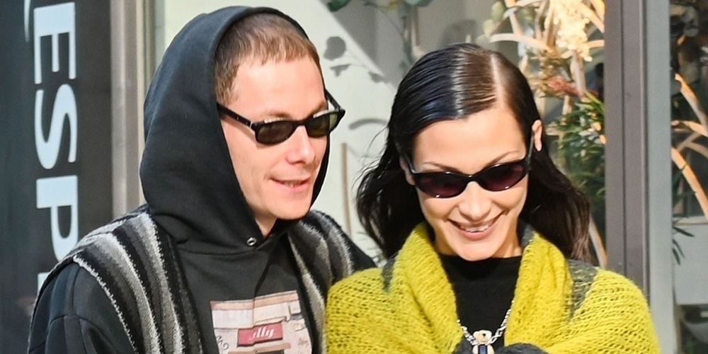 Bella Hadid & Marc Kalman Are All Smiles As They Arrive in Milan For ...