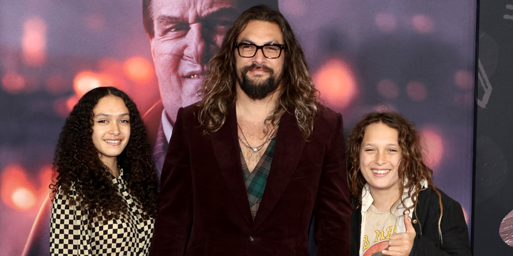 Jason Momoa & His Kids Support Zoe Kravitz at ‘The Batman’ Premiere in ...