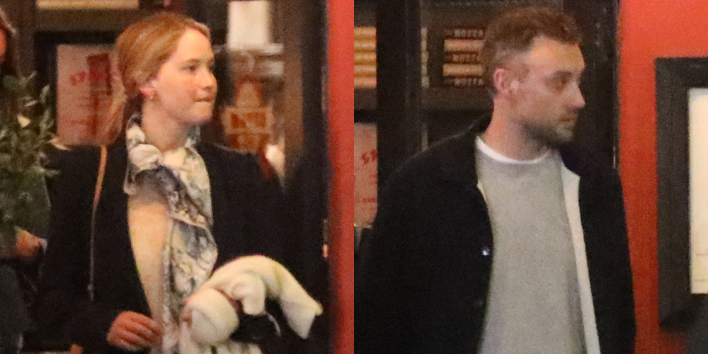 Jennifer Lawrence & Cooke Maroney Dine Out With Friends in Rare Outing ...