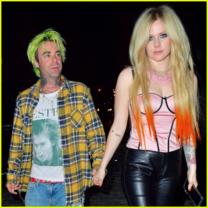 Avril Lavigne & Mod Sun Hold Hands As They Leave a Party in NYC | Avril ...