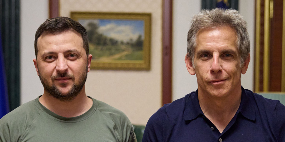 Ben Stiller Calls President Zelenskyy His ‘Hero’ During Meeting on ...