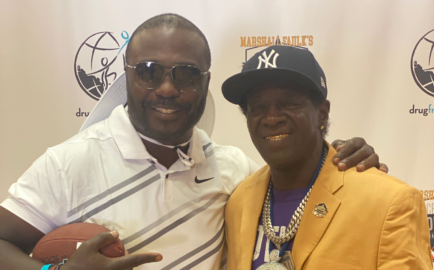 NFL Legend Marshall Faulk Hosts Celebrity Field Day for Underserved ...