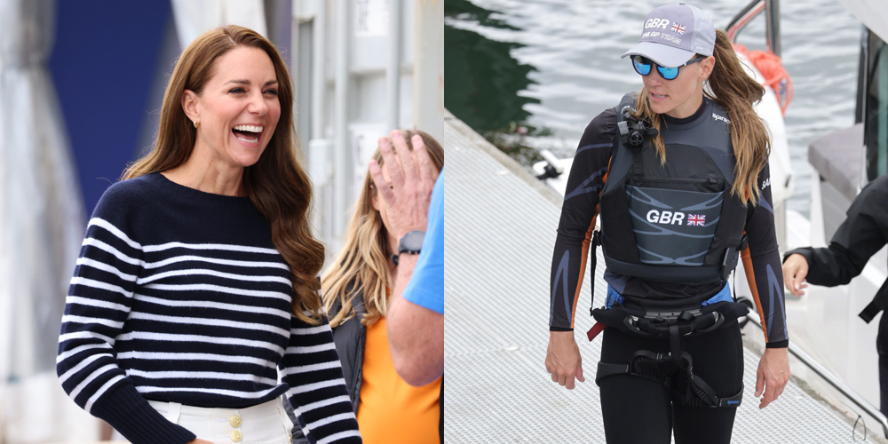 Kate Middleton Sets Sail With Team Great Britain During Grand Prix ...