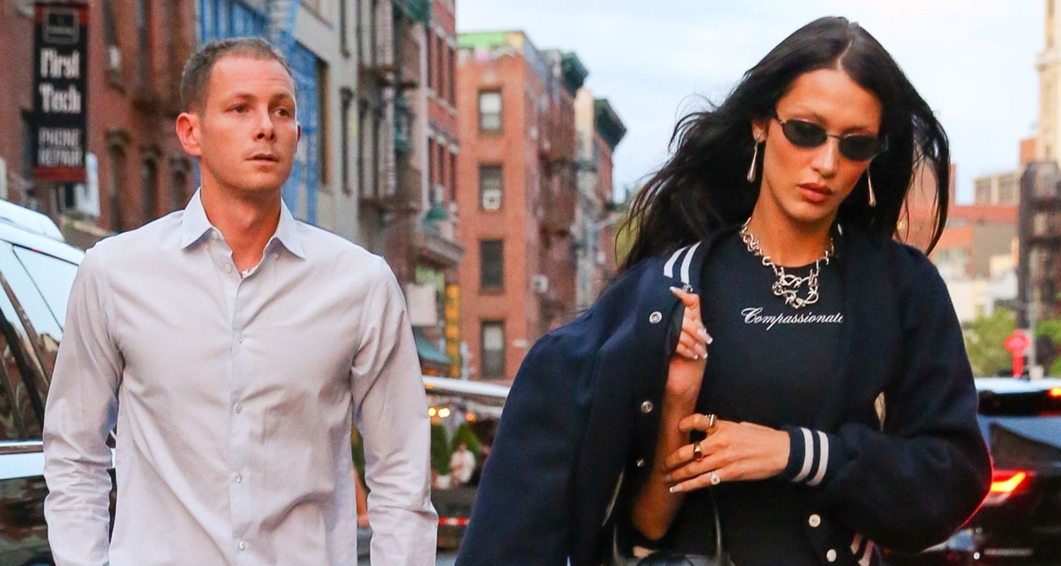 Bella Hadid & Boyfriend Marc Kalman Step Out for Early Dinner in NYC ...