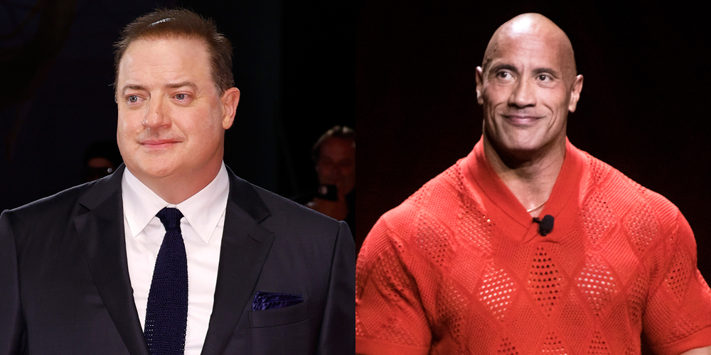 Dwayne Johnson Cheers On Brendan Fraser After He Was Brought To Tears ...