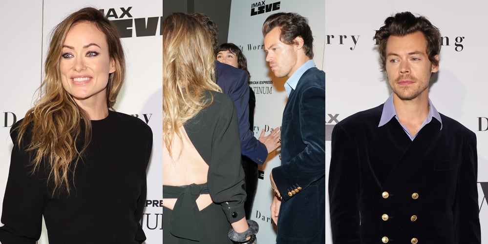 Olivia Wilde & Harry Styles Keep Distance at ‘Dont’ Worry Darling’ NYC ...