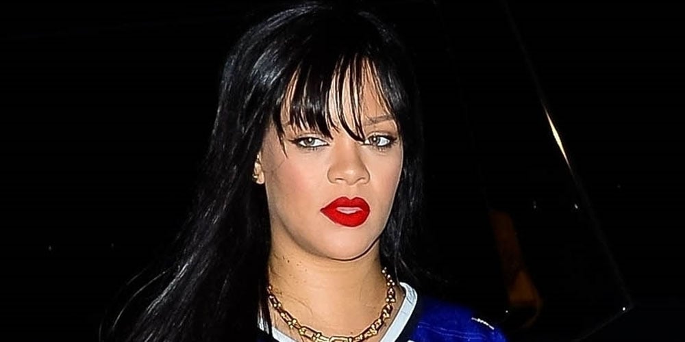 Rihanna Rocks an Oversized Jersey During a Night Out in NYC | Rihanna ...