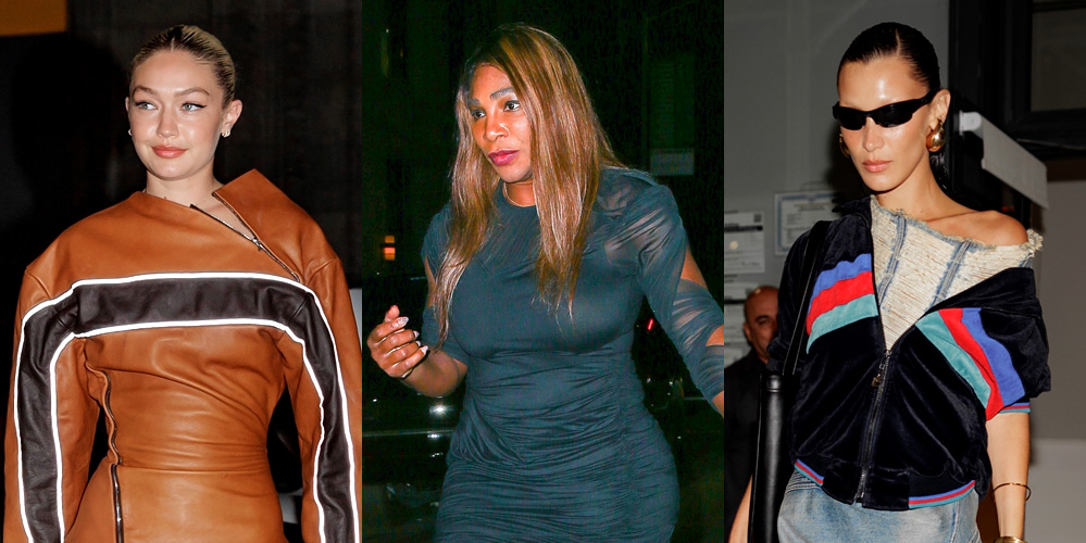 Serena Williams Enjoys a Night Out with the Hadid Sisters During NYFW ...