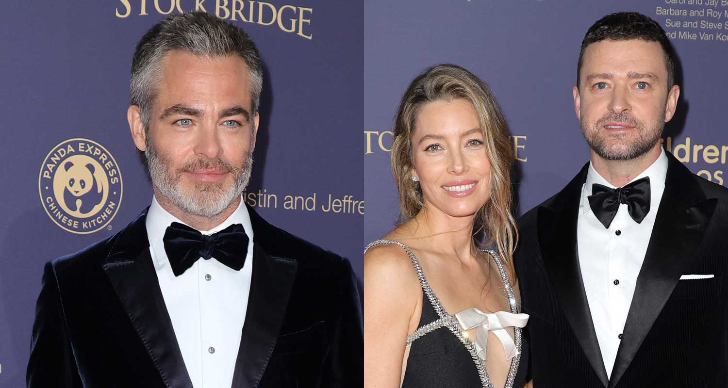 Chris Pine Joins Justin Timberlake & Jessica Biel at Children’s ...