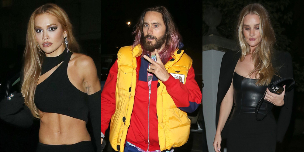 Rita Ora, Jared Leto & Rosie Huntington-Whiteley Step Out for a Private ...