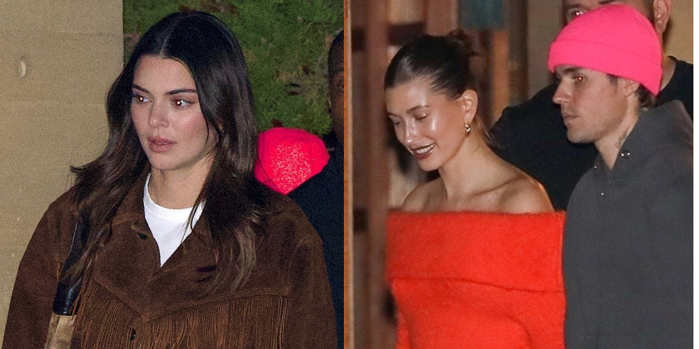 Justin & Hailey Bieber Have a Dinner Date With Kendall Jenner & Justine Skye | Hailey Bieber ...