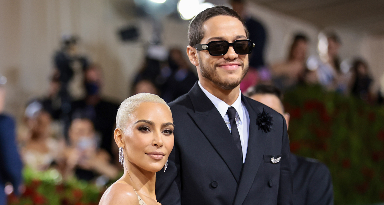 Pete Davidson Recalls Kim Kardashian First Rejecting Him When He Asked for Her Number | Kim ...