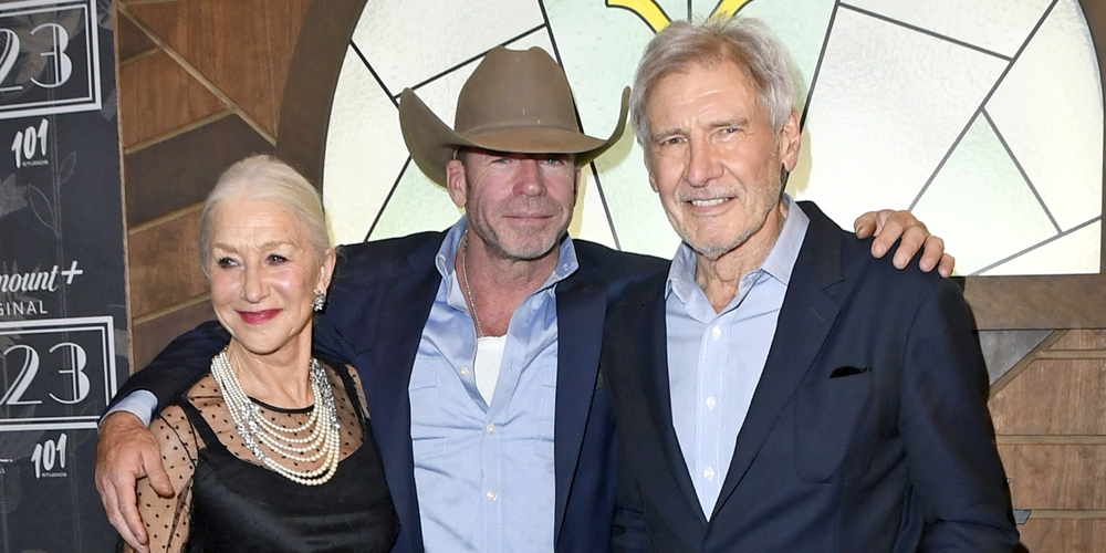 Helen Mirren & Harrison Ford Talk About Reuniting For ‘Yellowstone ...