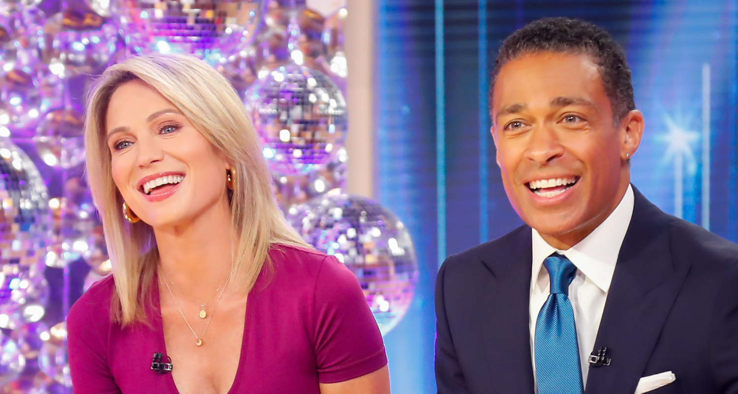 Amy Robach & T.J. Holmes Share Steamy Kisses on Vacation in Miami | Amy ...