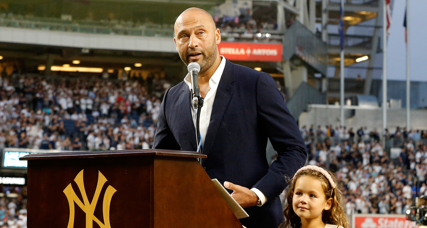 Derek Jeter Shares Adorable Reason Why Daughter Bella, 5, Interrupted ...