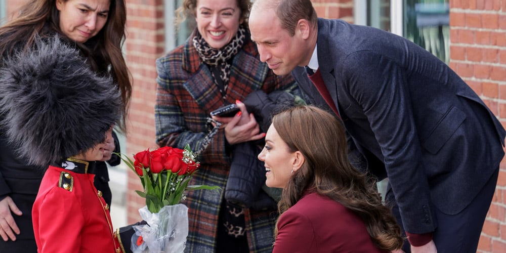 Kate Middleton Receives Flowers From Child Dressed As King’s Guard ...