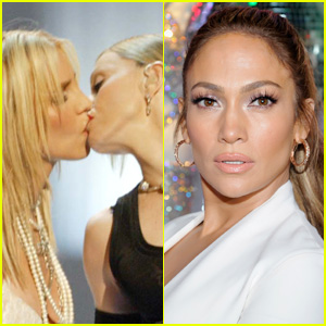Jennifer Lopez Confirms She Was Supposed to Be Part of the Britney Spears-Madonna MTV VMAs Kiss ...