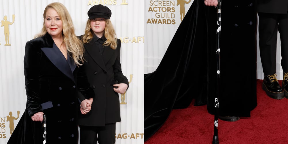 Christina Applegate’s SAG Awards 2023 Cane Was Emblazoned with a ...