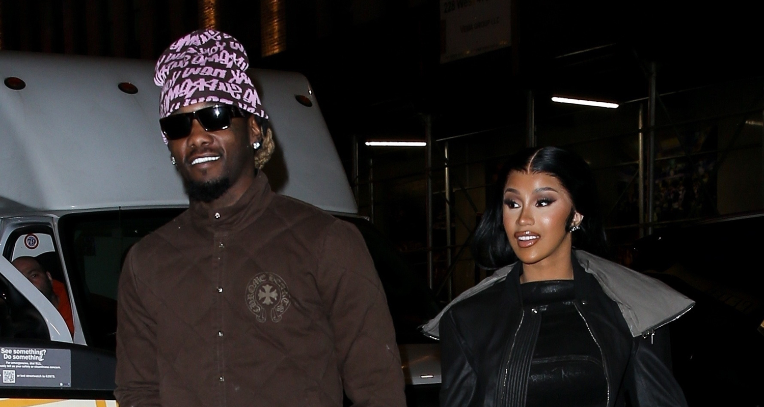 Cardi B & Offset Hold Hands While Stepping Out for Dinner on Valentine ...