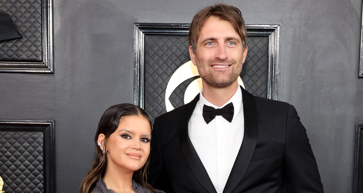 Maren Morris Wears Plunging Dress to Grammys 2023 with Husband Ryan ...