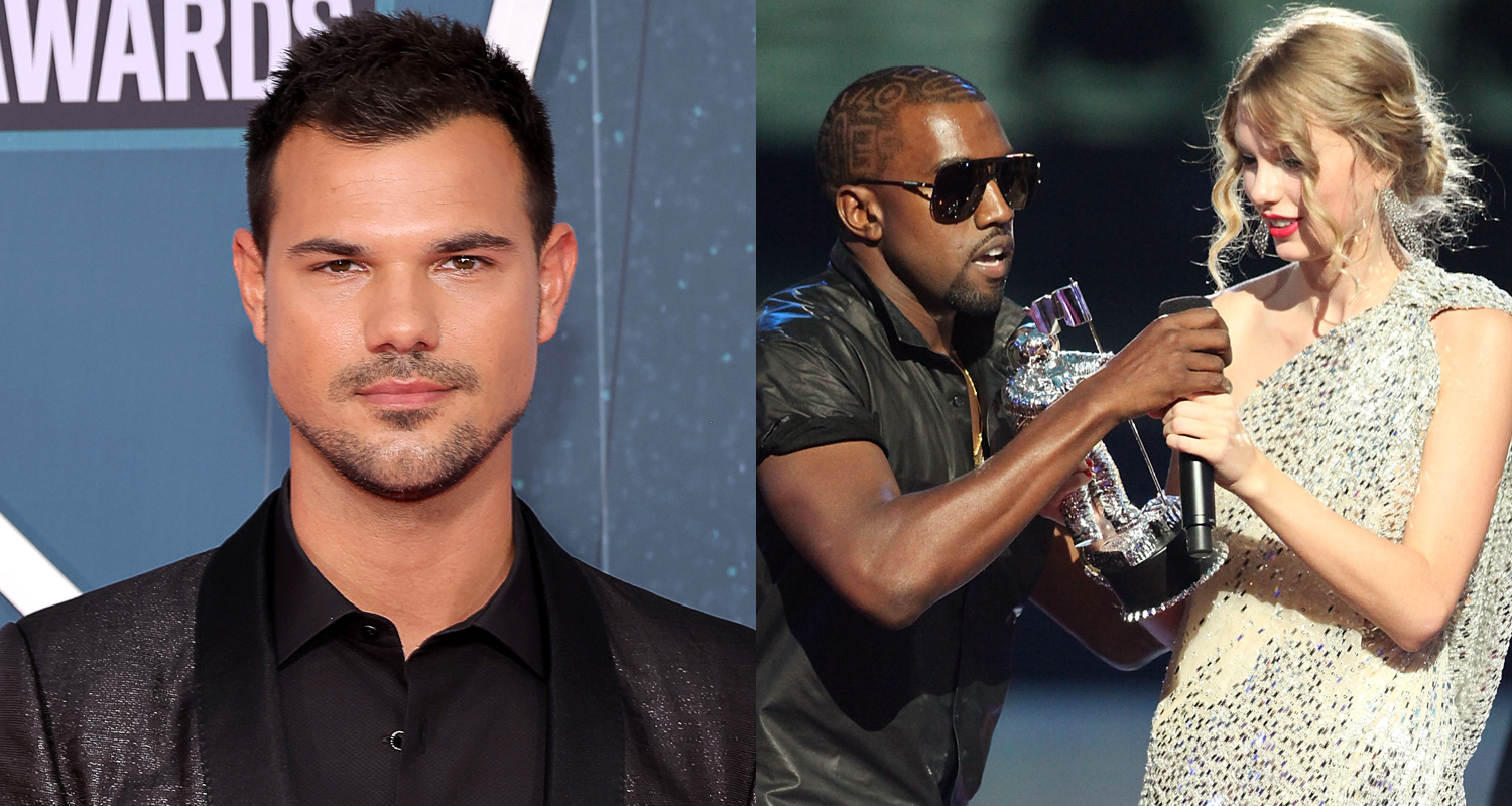 Taylor Lautner Admits He First Thought Taylor Swift & Kanye West’s VMAs 2009 Moment was a ...