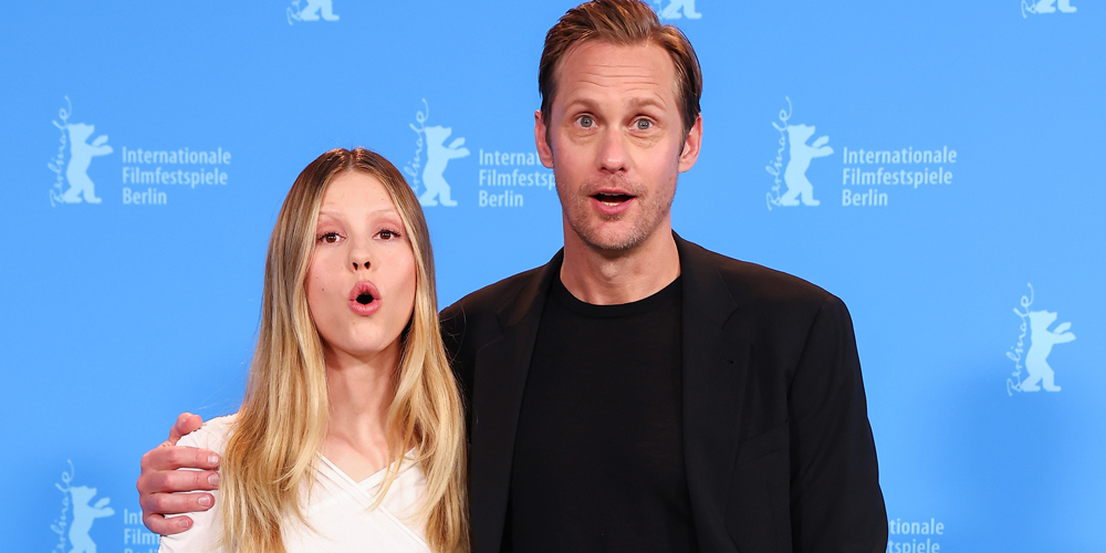 Alexander Skarsgard Twirls Around & Lies Face Flat on Red Carpet At ...