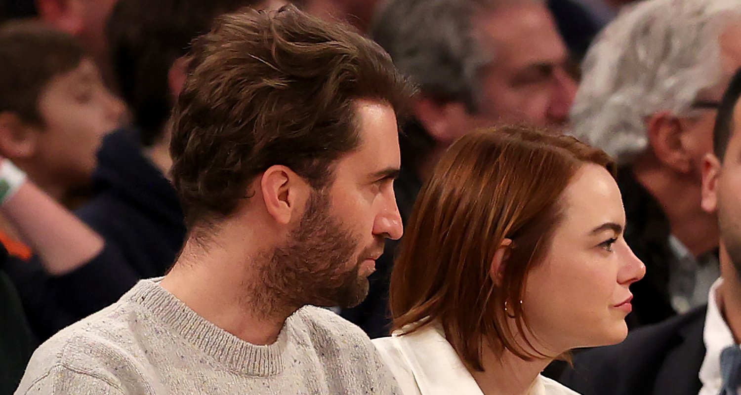 Emma Stone & Dave McCary Make Rare Appearance Together at Knicks Game ...