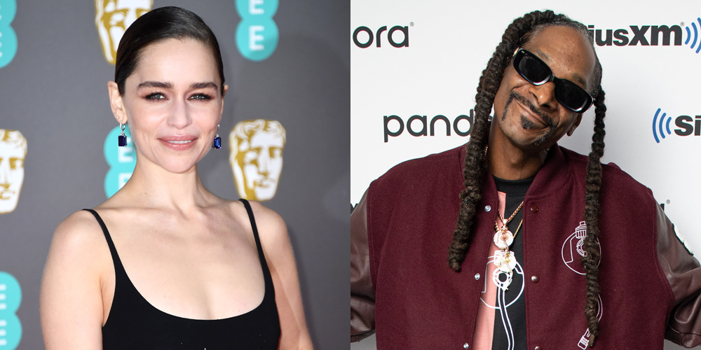 Snoop Dogg Tells Emilia Clarke That He Would Protect Her Eggs Any Day | Emilia Clarke, Snoop ...