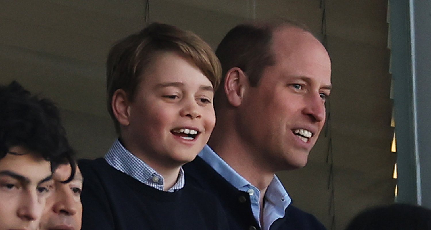 Prince William Brings Prince George to Premier League Match in England ...