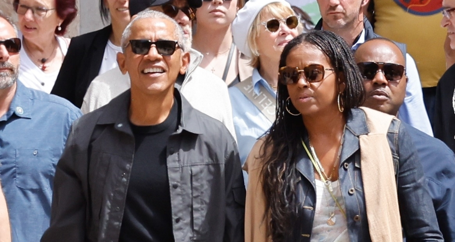 Barack & Michelle Obama Visit Montserrat Monastery in Spain While on ...