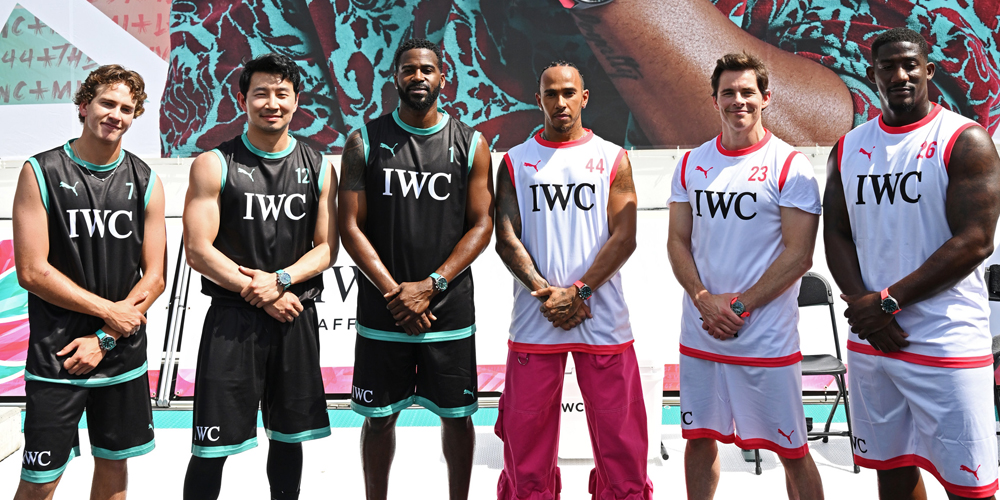 F1 Driver Lewis Hamilton Takes Part in Free Throw Basketball Challenge ...