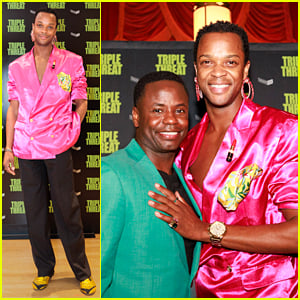 Tony Winner J. Harrison Ghee Supports Friend James T. Lane at ‘Triple ...