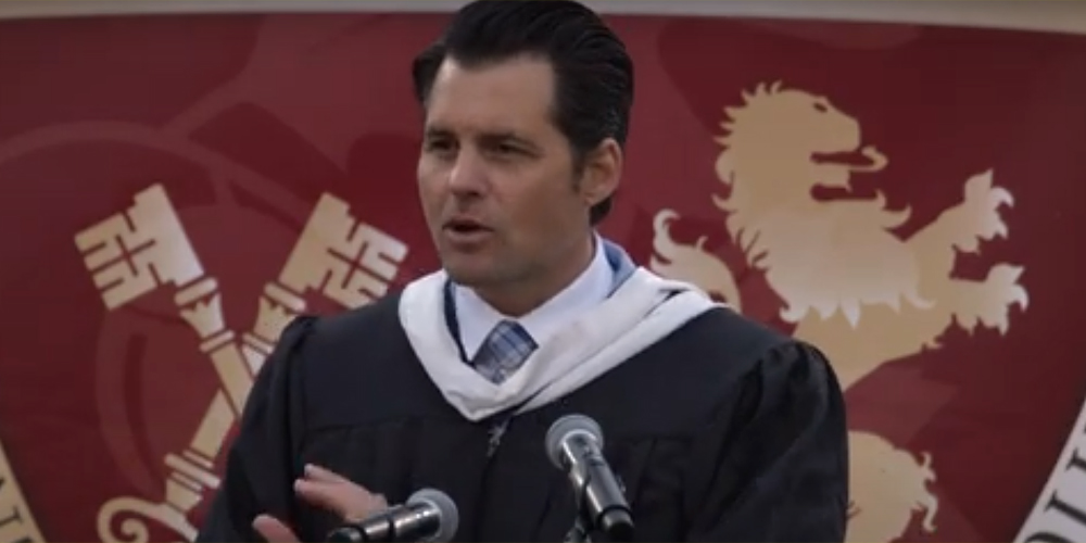 Kristoffer Polaha Gives Inspiring Keynote Speech at Son Caleb’s High ...