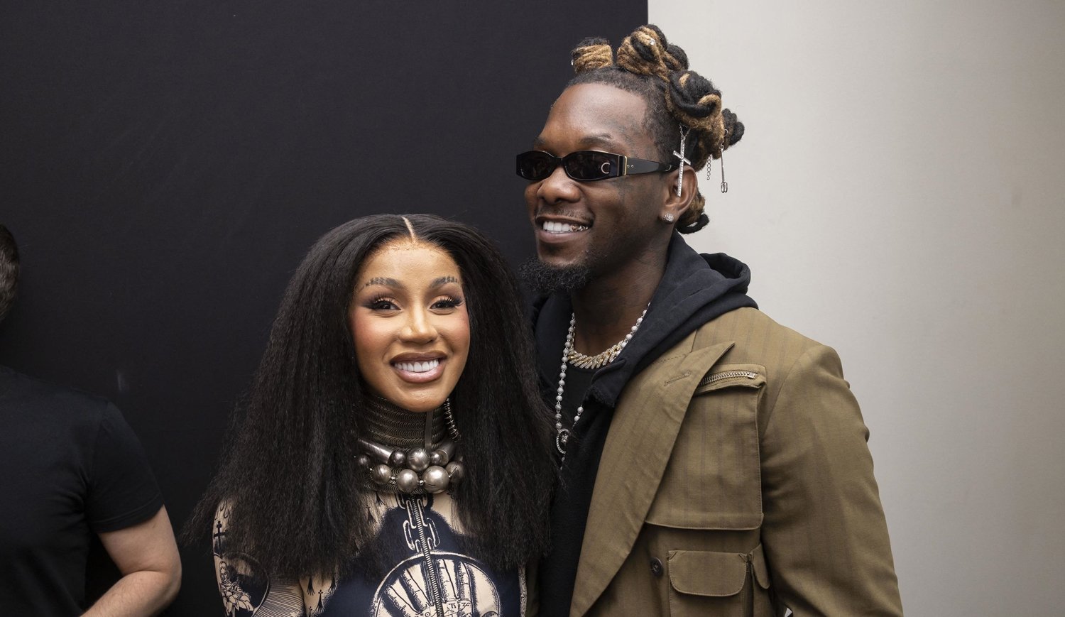 Cardi B & Offset Look All Loved Up at Jean Paul Gaultier Show, Days ...