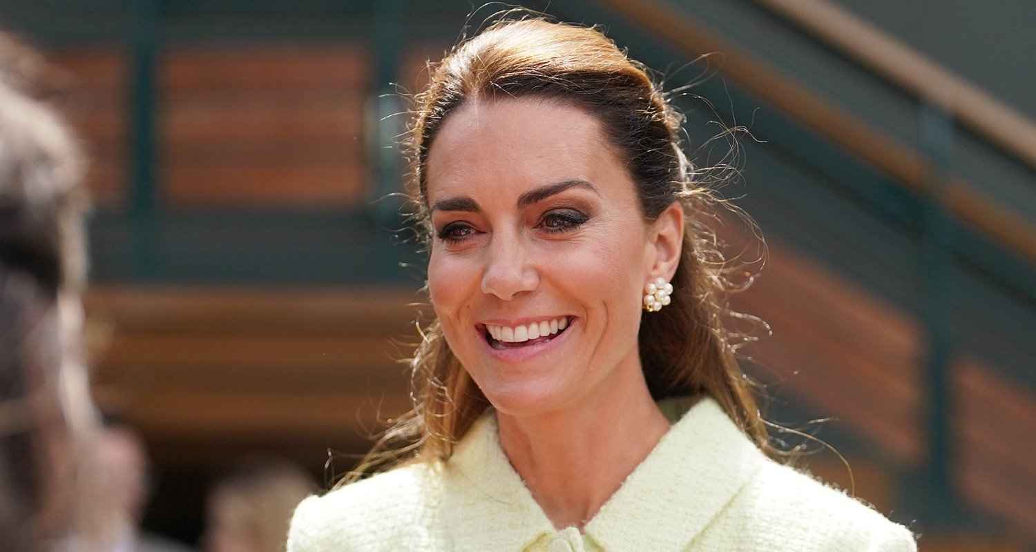 Princess Catherine Wears Tennis Ball-Green Dress to Wimbledon 2023 ...