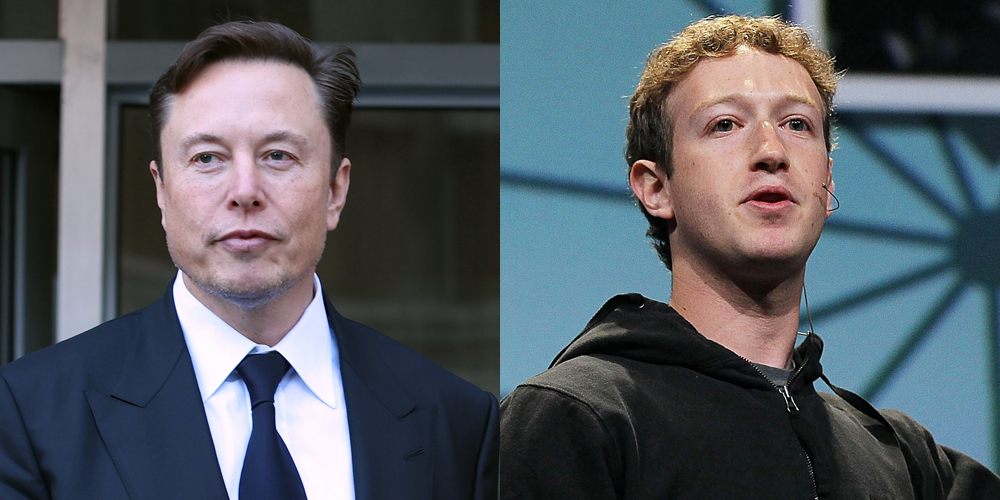 Elon Musk Paints Dramatic Image of Fighting Mark Zuckerberg in Latest ...