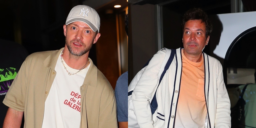 Justin Timberlake & Jimmy Fallon Get to Work at a Recording Studio in ...
