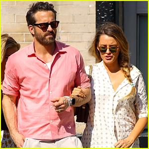 Blake Lively Loops Her Arm With Husband Ryan Reynolds During Afternoon ...