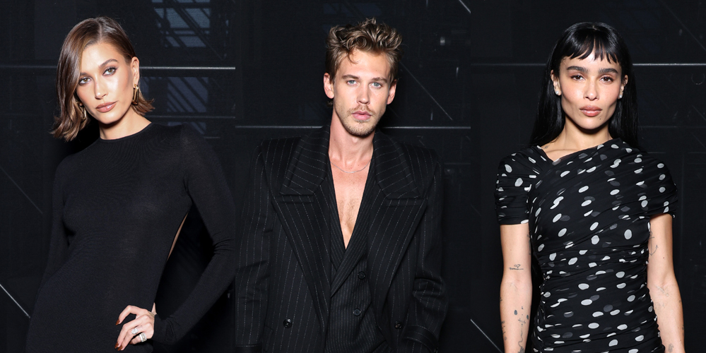 Saint Laurent’s Paris Fashion Show Brings Out VIPs Like Hailey Bieber ...