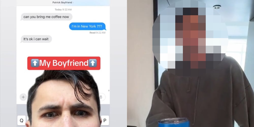 Chris Olsen Hard Launches Boyfriend Patrick Johnson By Bringing Back Coffee Delivery Video ...