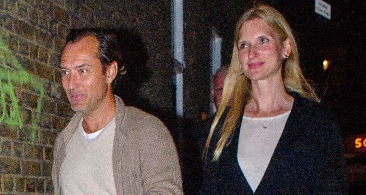 Jude Law & Wife Phillipa Coan Step Out for Drinks in London | Jude Law ...