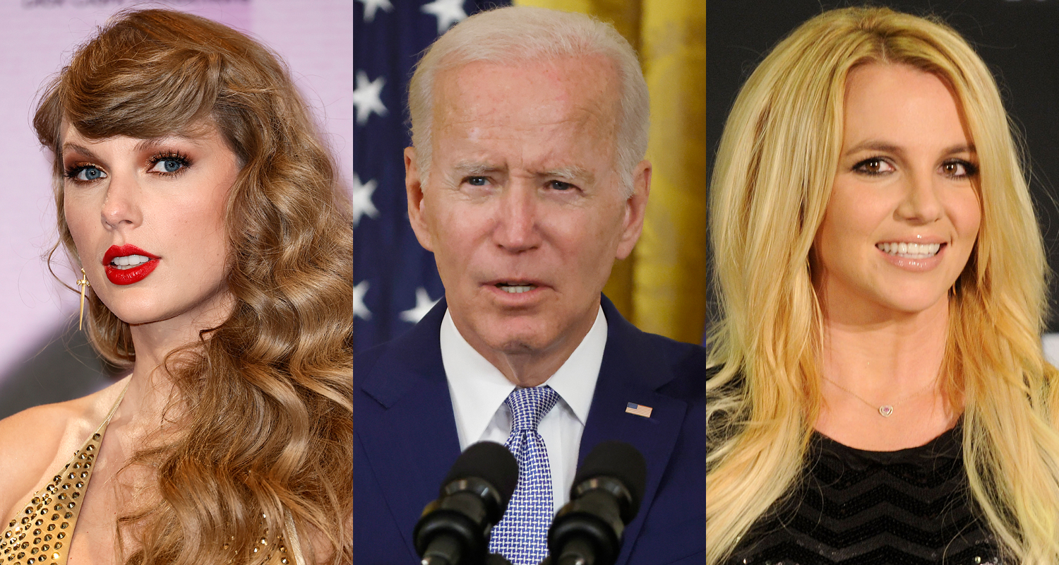 Joe Biden Mistakes Britney Spears for Taylor Swift in Pre-Thanksgiving ...