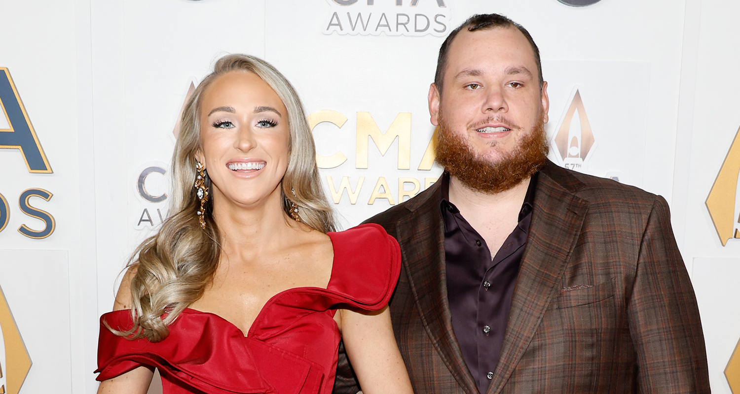 Luke Combs Gets Support From Wife Nicole at CMA Awards 2023 | 2023 CMA ...