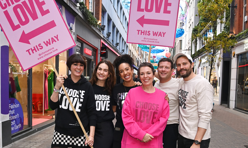 Jamie Dornan Joins More British Stars for Choose Love Pop-Up Shop Opening | Archie Madekwe, Dawn ...
