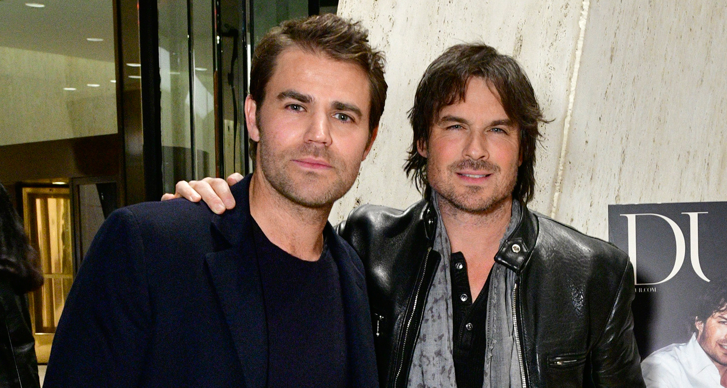 Paul Wesley & Ian Somerhalder Celebrate Joint DuJour Cover in New York ...
